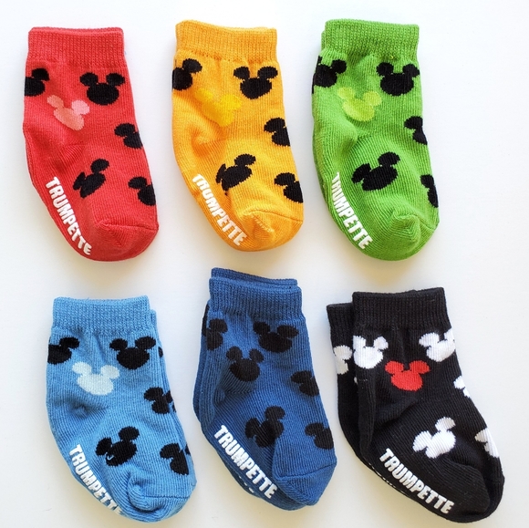 Trumpette | Other | Disney Trumpette Mickey Mouse Newborn Socks Disney ...